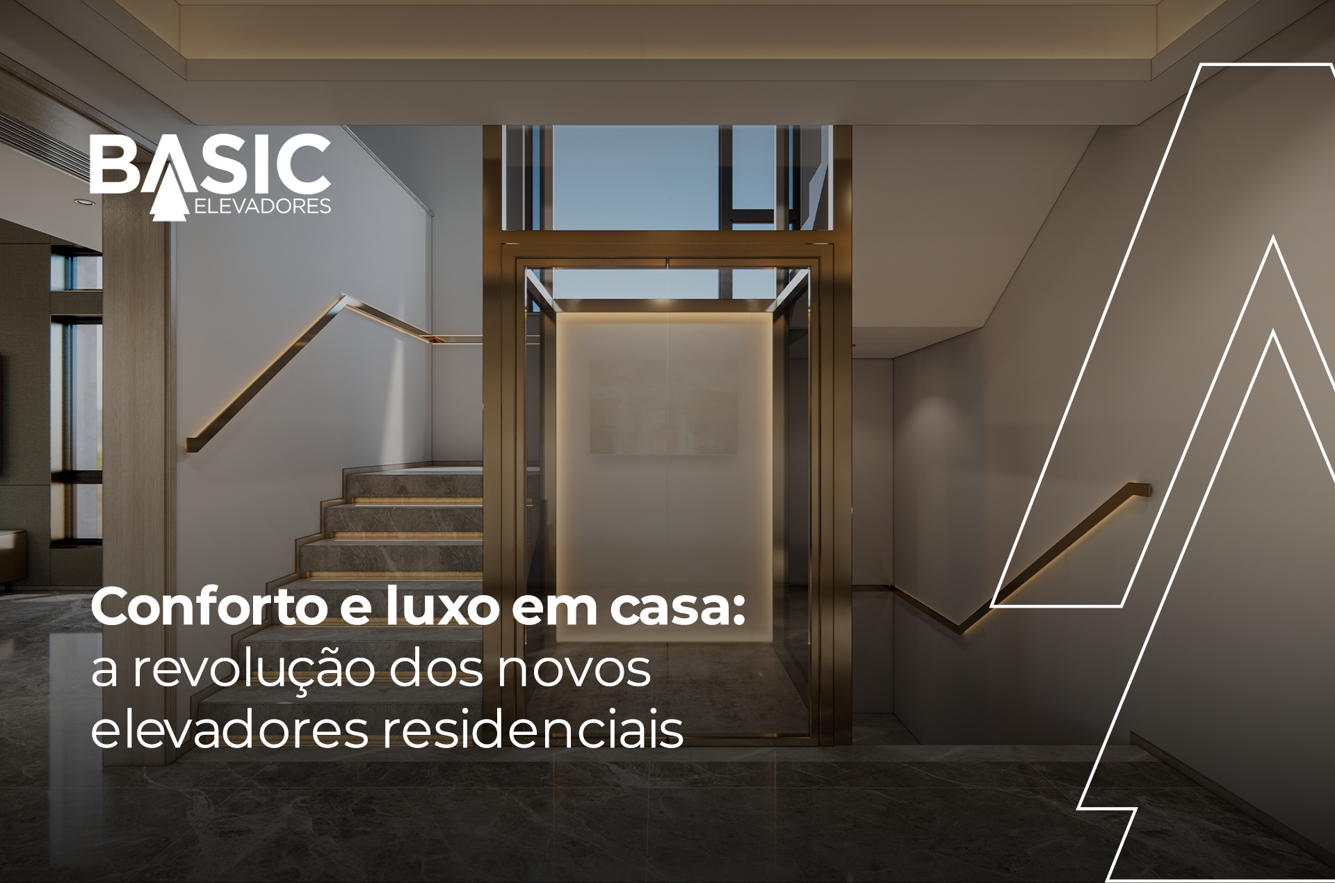 Elevadores residenciais: conforto, luxo e tecnologia